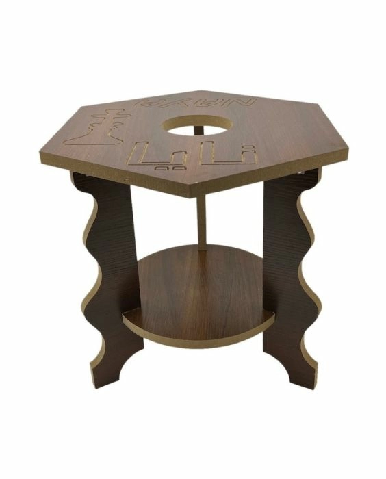 Wood Hookah Stand - TexasHookah.com