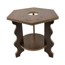 Wood Hookah Stand - TexasHookah.com